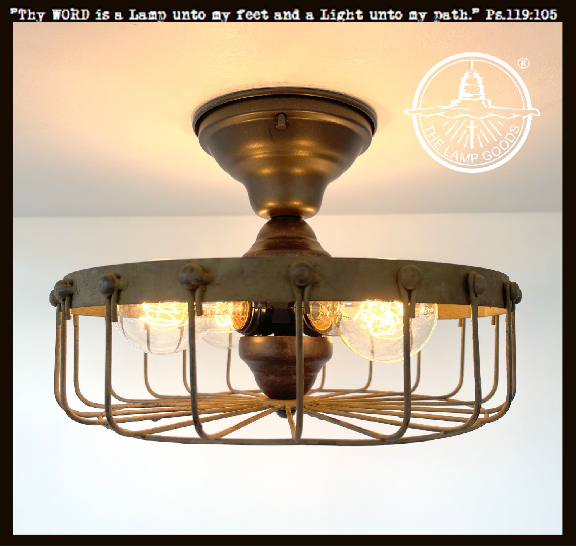 Farmhouse Ceiling Lights | Rustic Ceiling Light Fixtures - The Lamp Goods